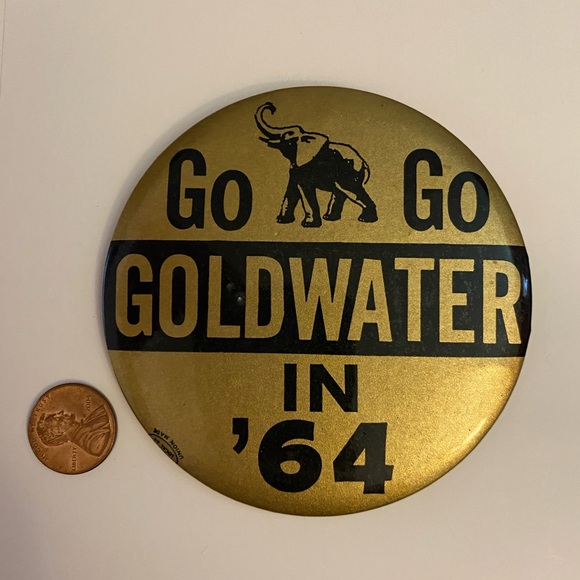 Accessories | Go Go Goldwater In 64 Campaign Button | Poshmark